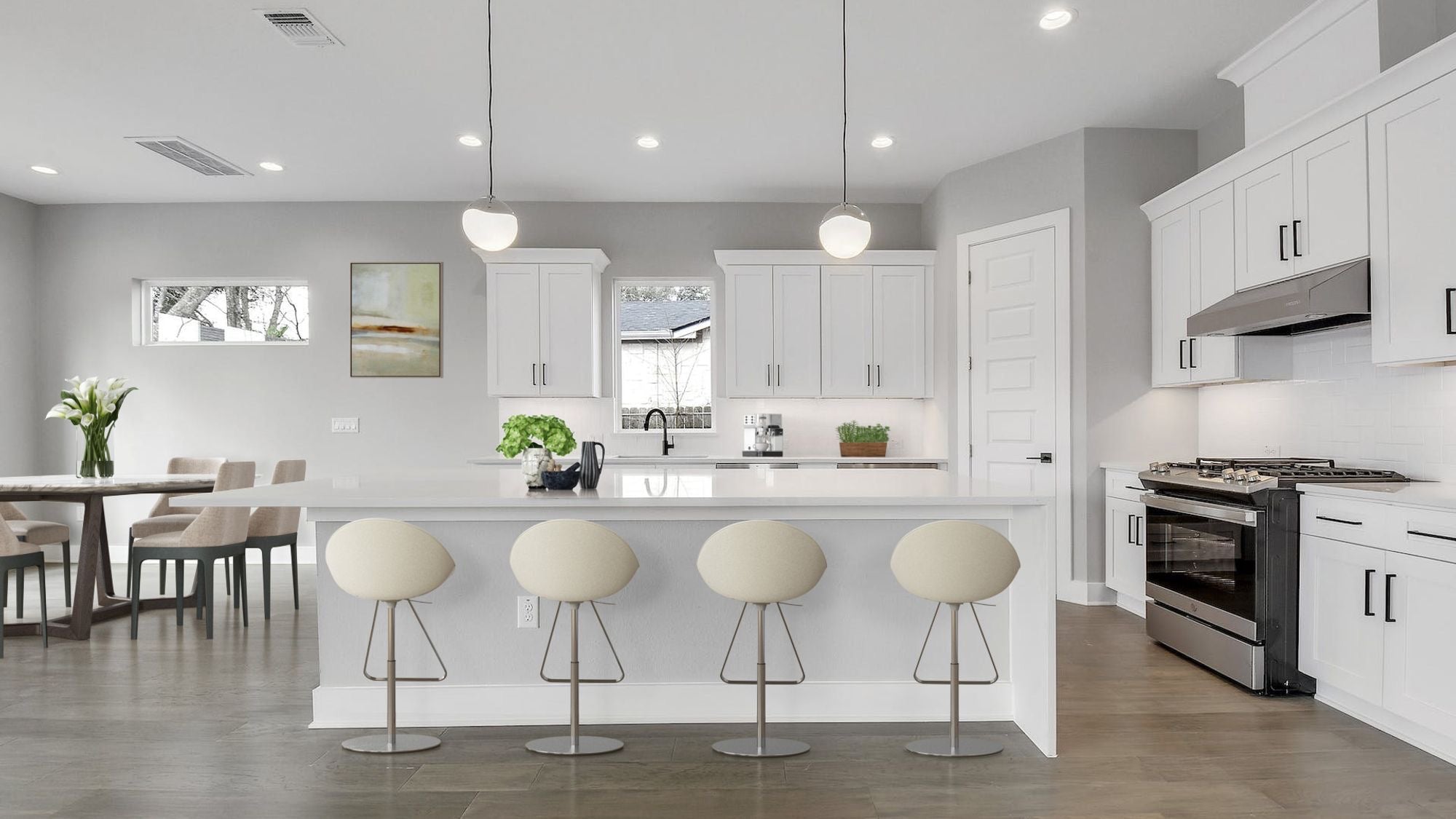 Pure White Shaker Cabinets – Lanae