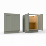 Shaker Full Height Door Base Cabinet / Sink Base Cabinet 34.5" H x 24 ...