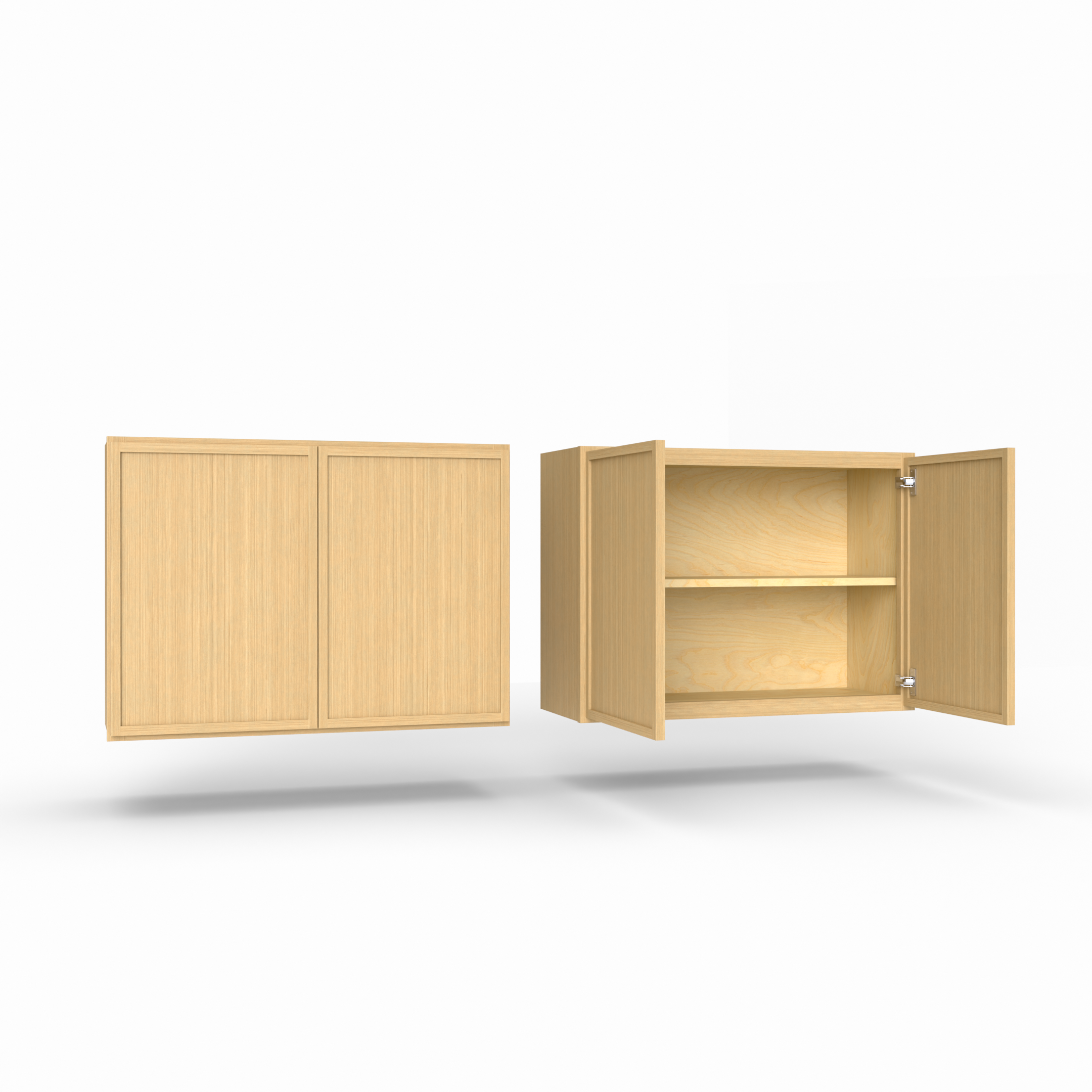 Slim Frame Shaker 24” H x 24” D Bridge / Over Fridge Wall Cabinet – Lanae