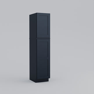 Shaker Pantry Tall Utility Cabinet 24" D – Lanae