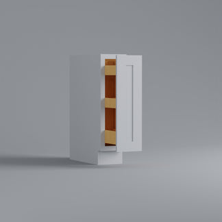 Shaker Spice Rack Spice Pull Base Cabinet 34.5" H x 24" D – Lanae